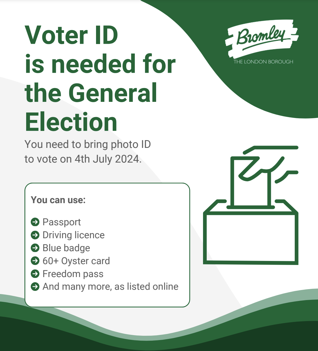 Voter ID requirements for General Election – Copers Cope Area Residents ...